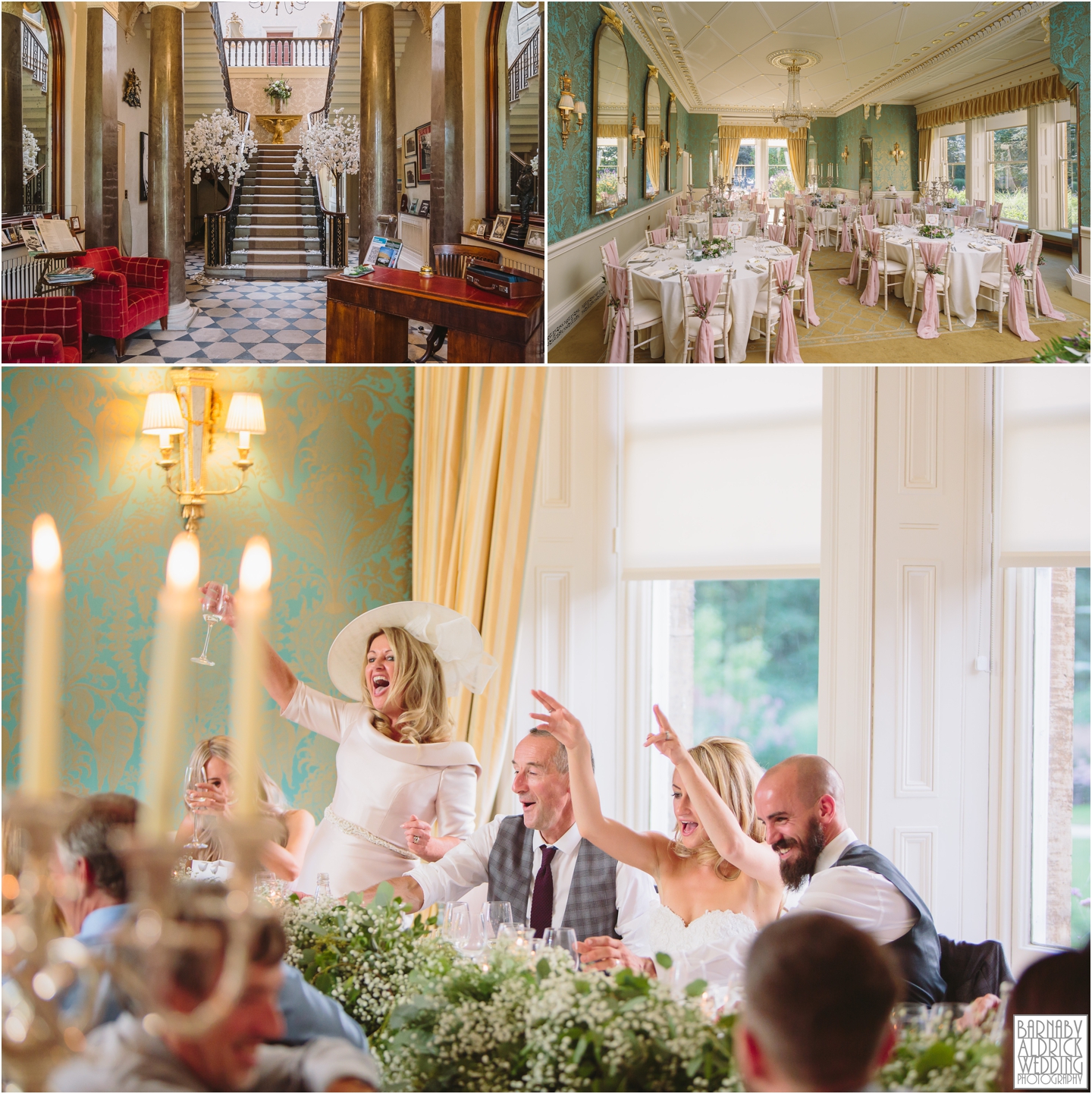 Bowcliffe Hall Wedding Photography, in Bramham/Leeds, Yorkshire